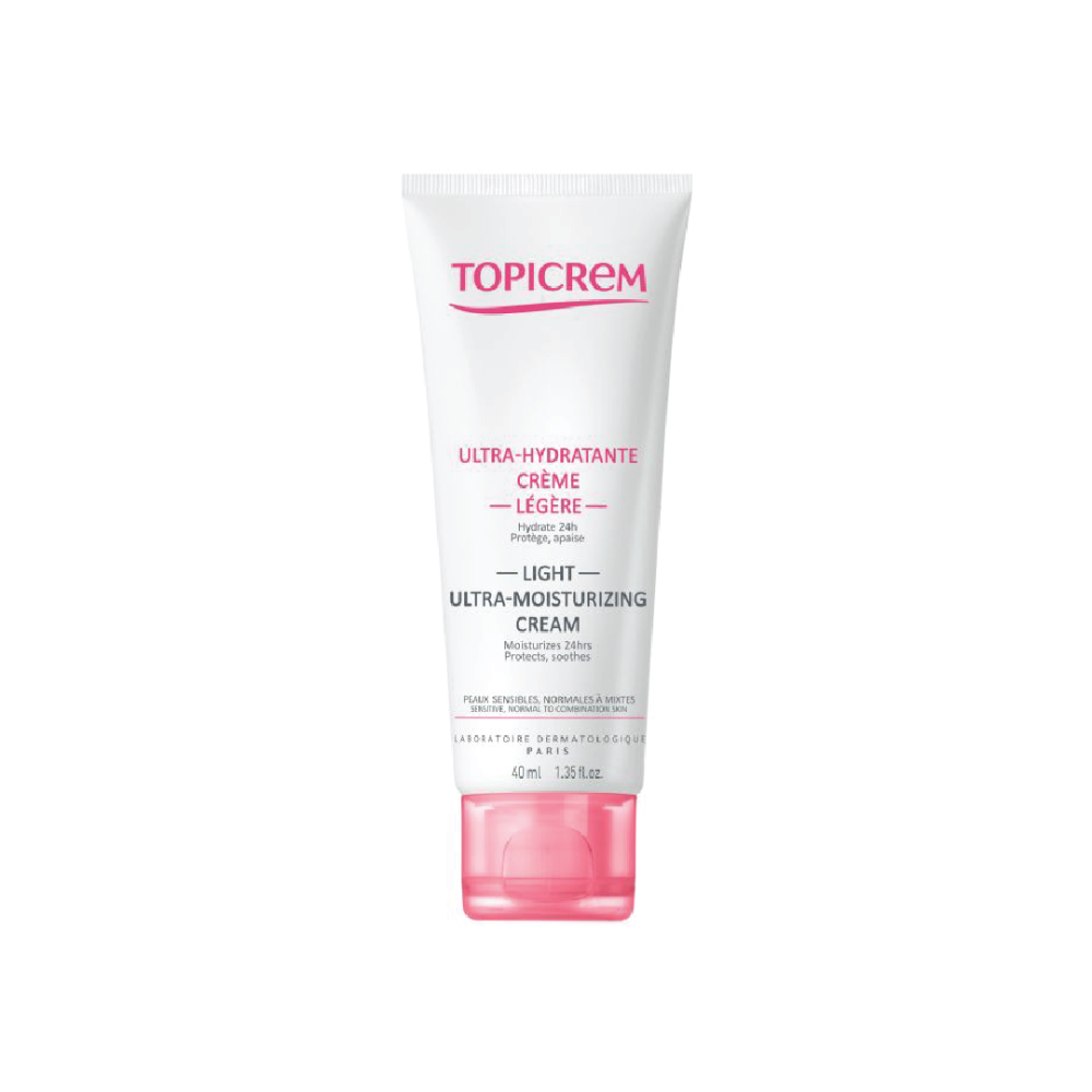Topicrem Hydra+ Light Ultra Moisturizing Cream - 40 ml | GLOW55