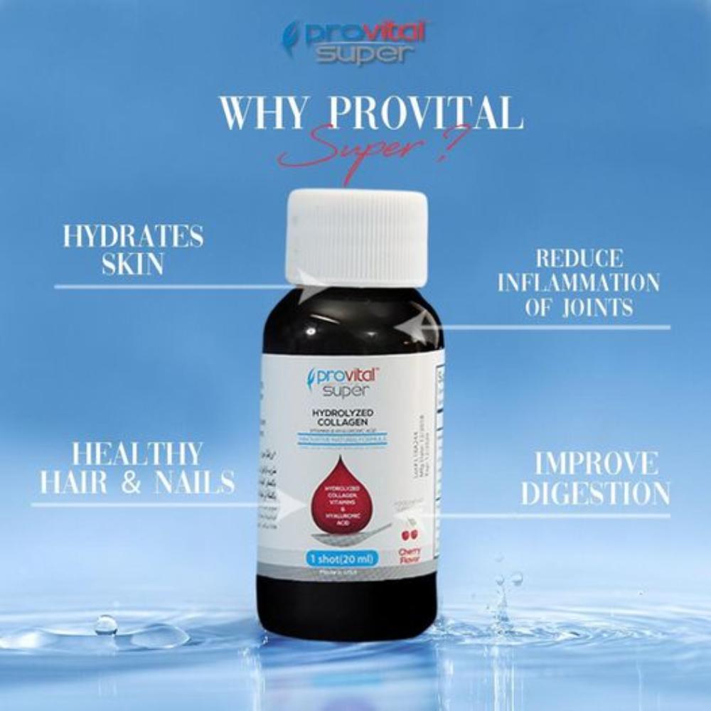 Provital Super Hydrolyzed Collagen - 30 Vials * 20 ml | GLOW55