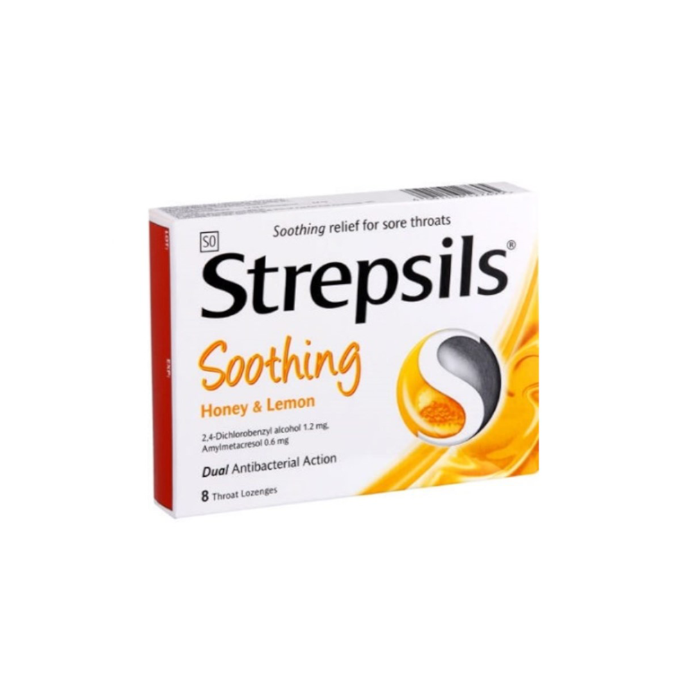 Strepsils Honey & Lemon - 24 Lozenges | GLOW55