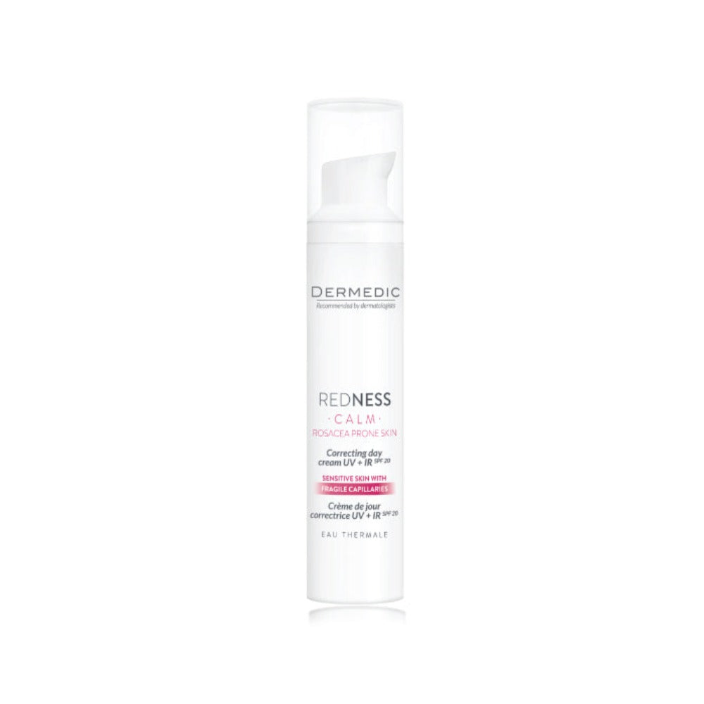 Dermedic Redness Correcting Day Cream UV+IR SPF 20 - 40 ml | GLOW55