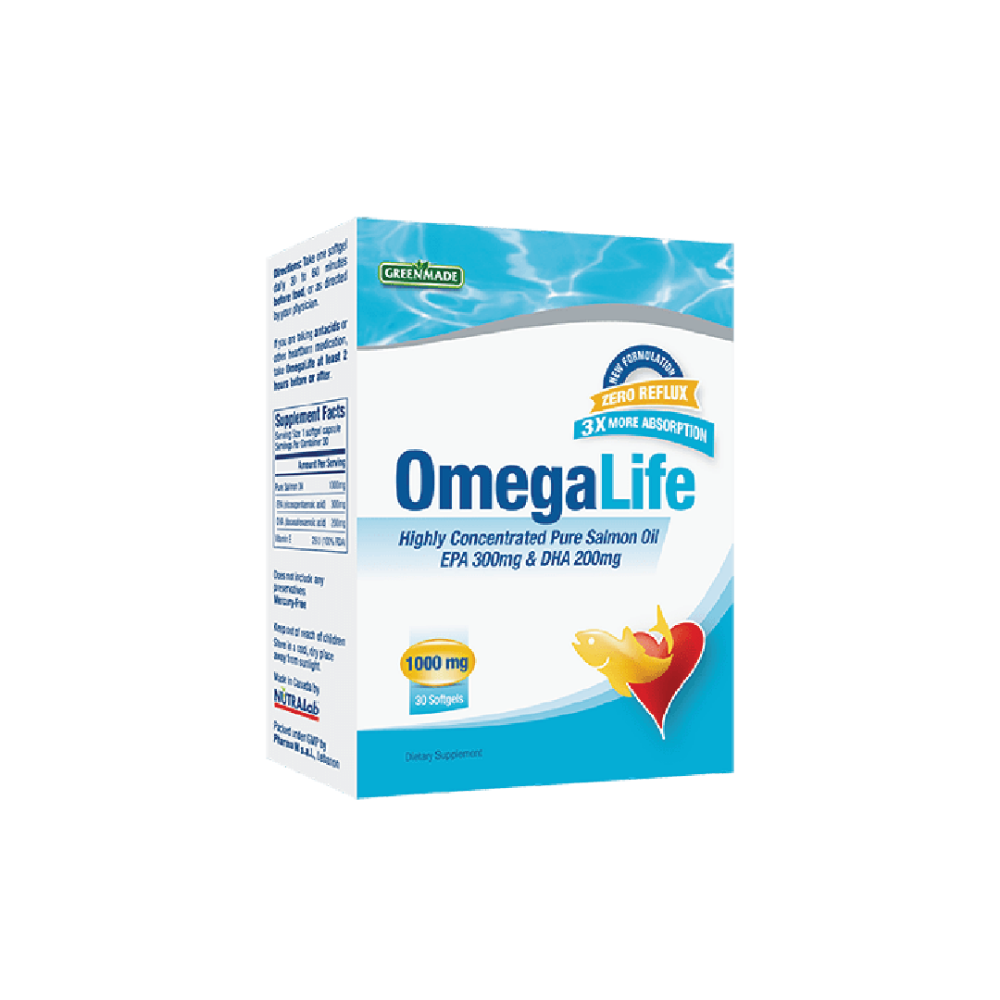 Green Made Omegalife - 30 Capsules | GLOW55
