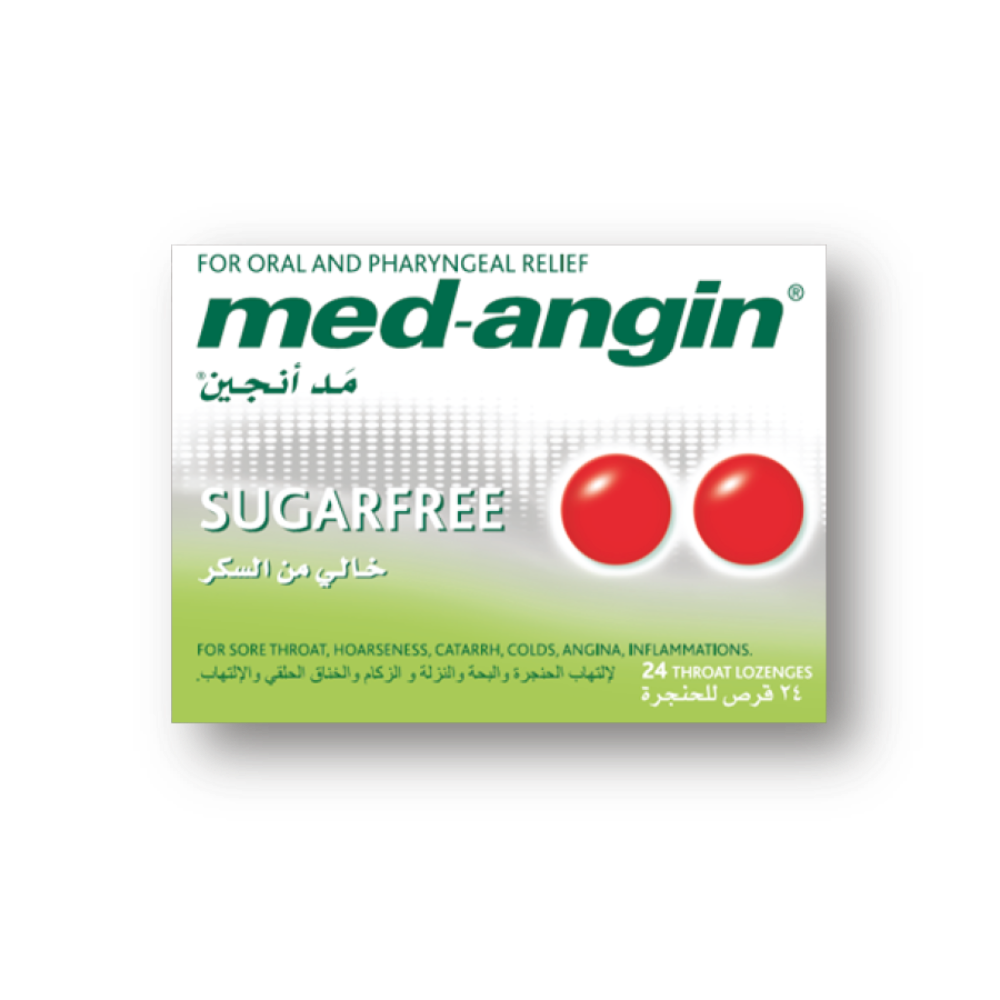 Med-Angin Sugar Free - 24 Lozenges | GLOW55
