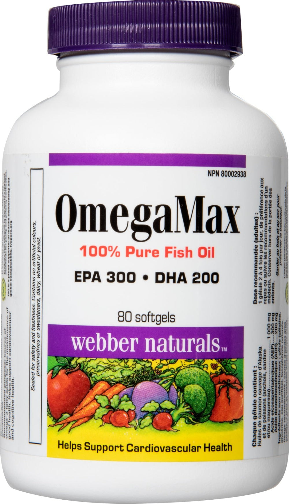 Webber Naturals® Omegamax - 80 Softgels | GLOW55