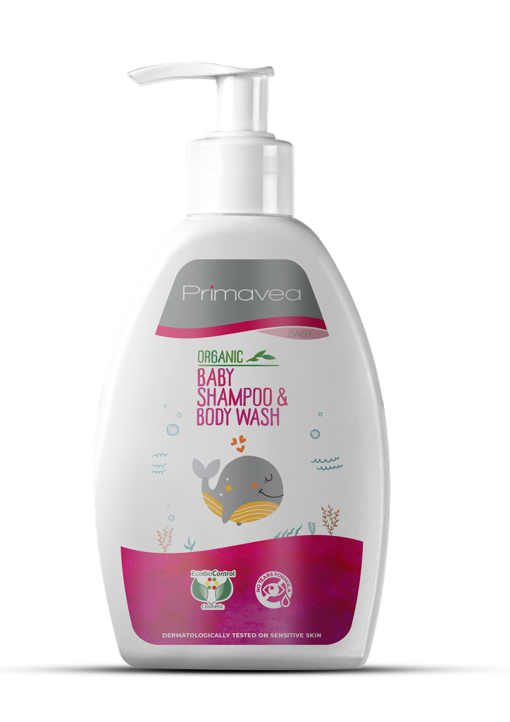 Primavea Organic Baby Shampoo & Body Wash 300 ml | GLOW55
