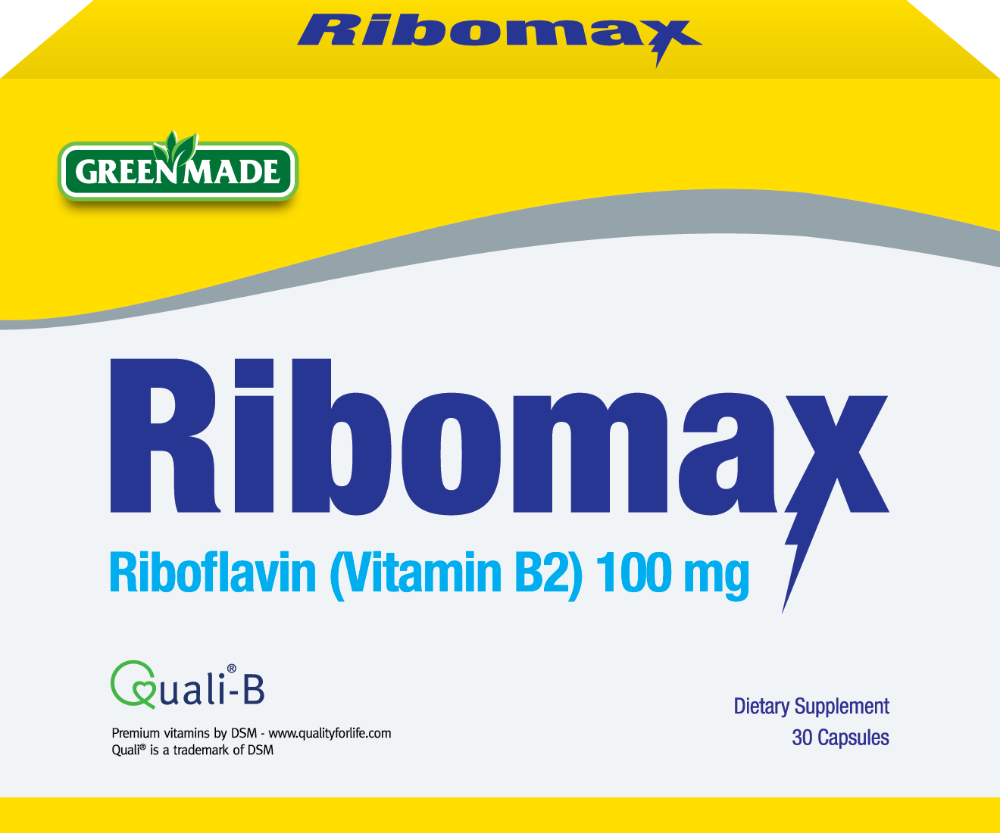 Green Made Ribomax 100 mg - 30 Capsules | GLOW55