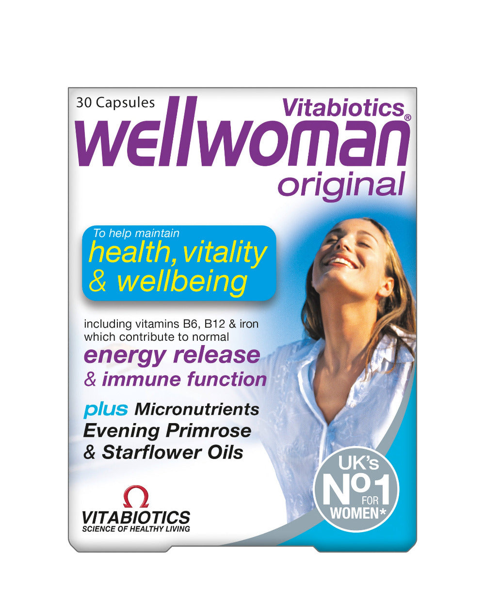 Vitabiotics WellWoman Original - 30 Capsules | GLOW55