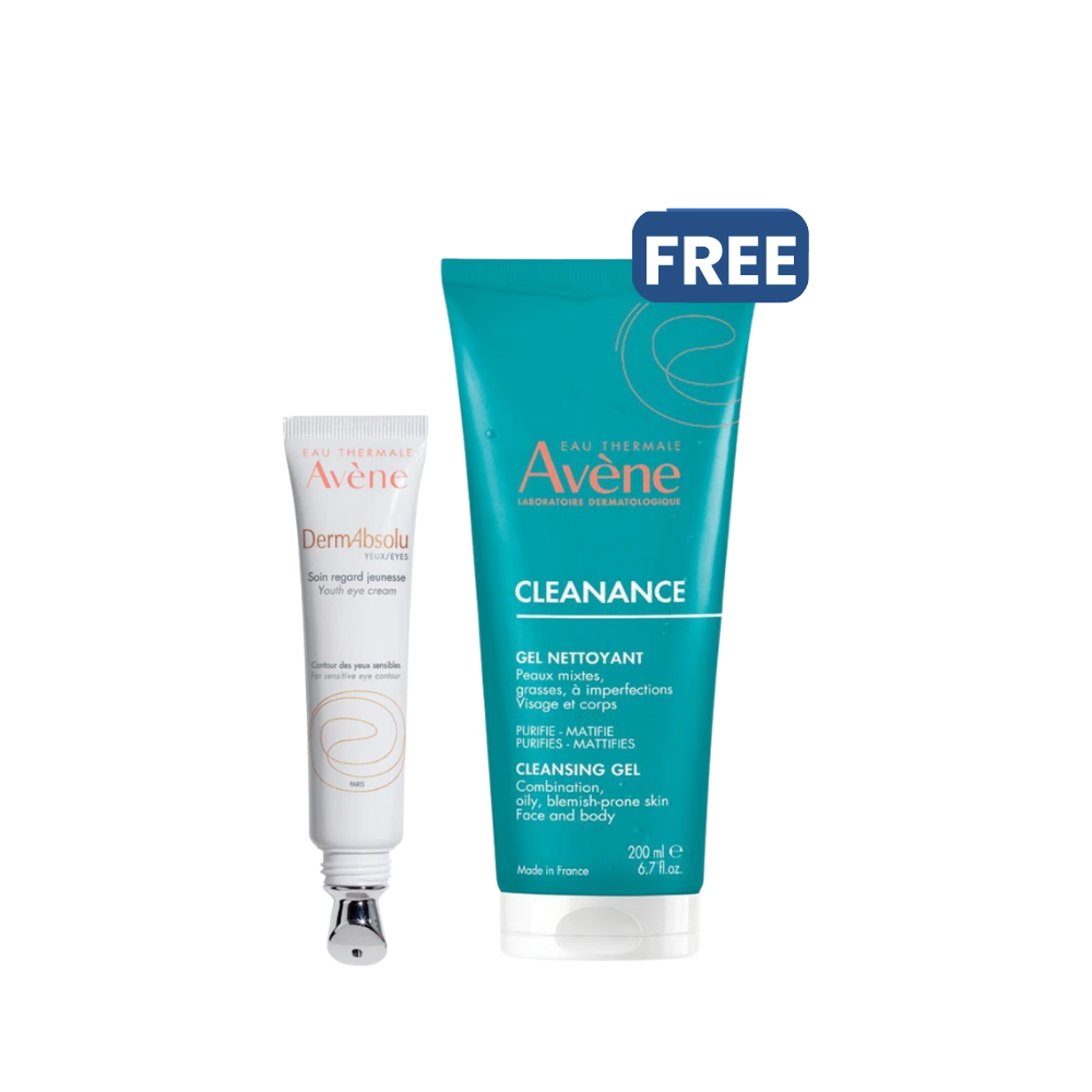 Avene Dermabsolu Eye With A Free Cleanance Wash | GLOW55