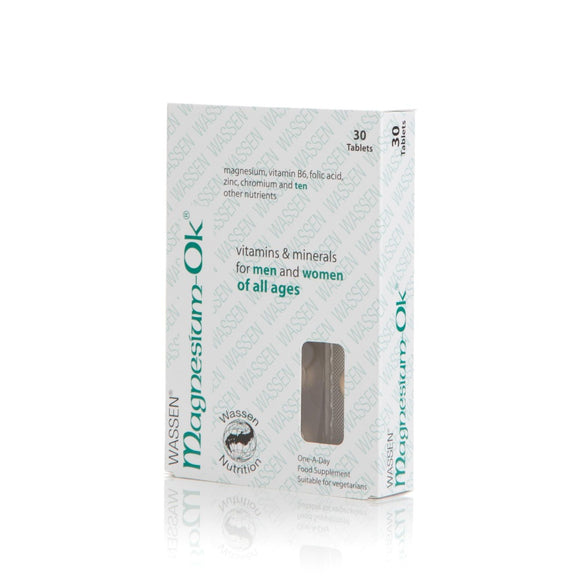 Wassen Magnesium-OK 30 Tablets | GLOW55