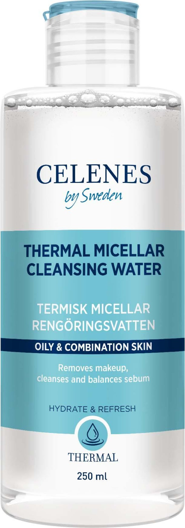 Celenes Thermal Cleansing Water Oily & Combination Skin- 250 ml | GLOW55