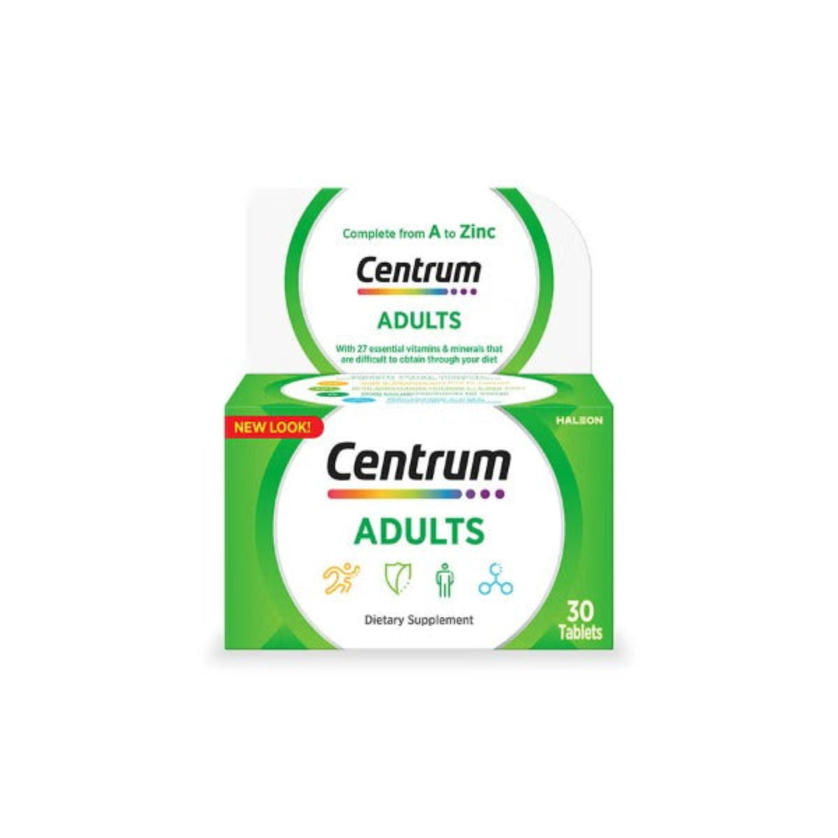 Centrum Adults - 30 Tablets | GLOW55