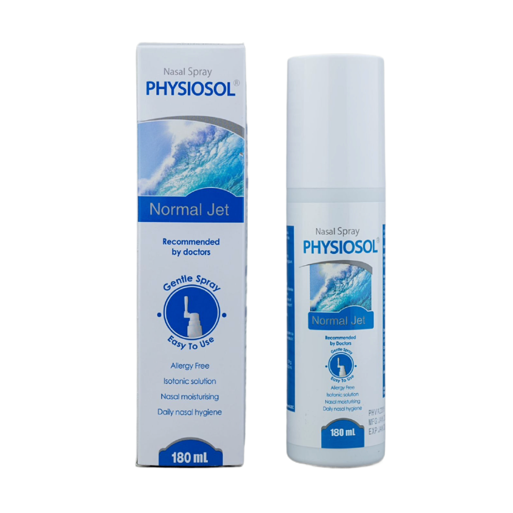 Physiosol Isotonic Nasal Spray - 180 ml | GLOW55